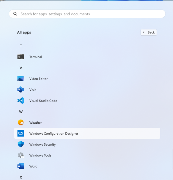 Building a Provisioning Package – Q Labs – Centralized Services
