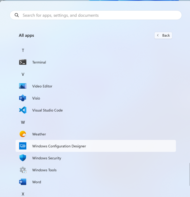 Building a Provisioning Package – Q Labs – Centralized Services